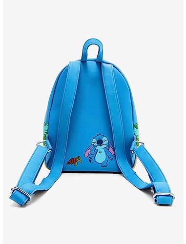 Hot Topic Loungefly Disney Lilo & Stitch Turtle Beach Mini Backpack