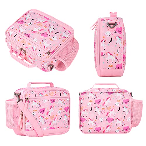 Choco Mocha 15inch Unicorn Backpack + Lunch Bag