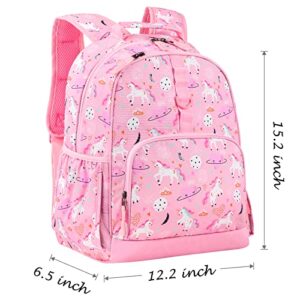 Choco Mocha 15inch Unicorn Backpack + Lunch Bag