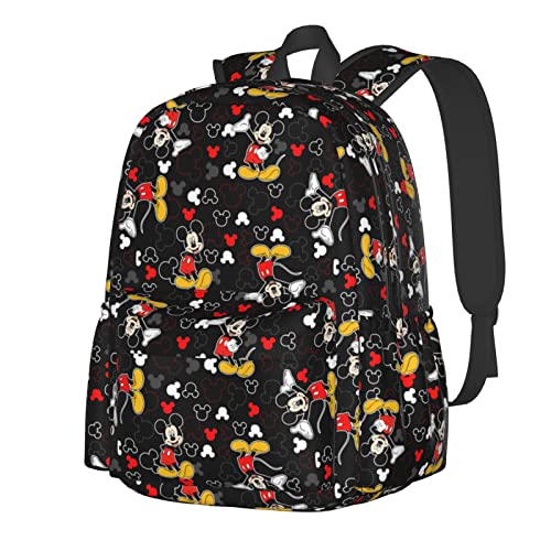 Raoirlw Mic-key Backpack Cartoon 17 Inch Laptop Backpack Travel Backpack