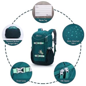 MOUNTAINTOP Kids Backpack for Boys Girls Elementary Backpack Lightweight Children School Daypack Turquoise