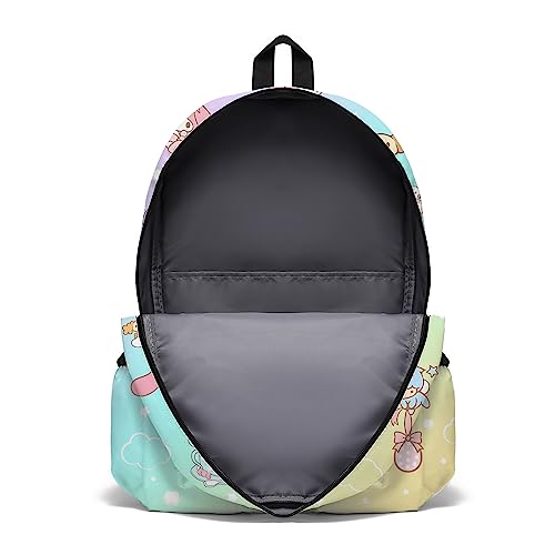 KGEVOCL Cartoon Laptop Bag Cute Lightweight Waterproof Bookbag Christmas Birthday Gifts Bookbag for Women Fashion Leisure Bag, Pink