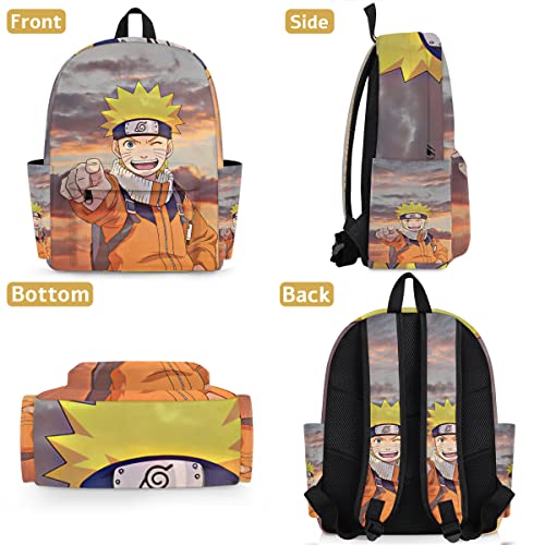 Cartoon student shoulder bag, large capacity, fashionable and youthful cute school bag (Anime style 2)