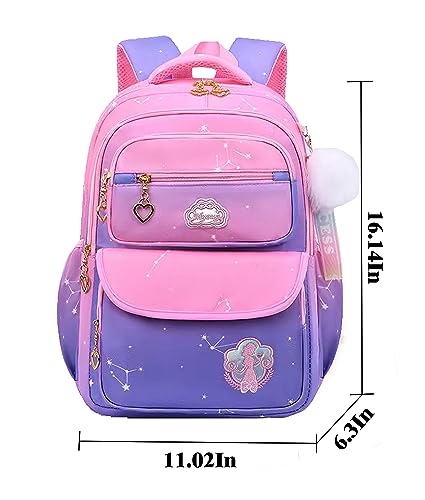 LYOUMEIT Cute Backpacks Set for School Girls,Halloween Gifts for Kids, School Backpack with Lunch Bag,16 Inch