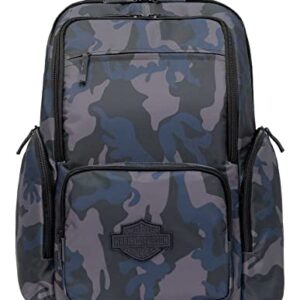 Harley-Davidson Bar & Shield Crinkle Nylon Water-Resistant Backpack - Camo