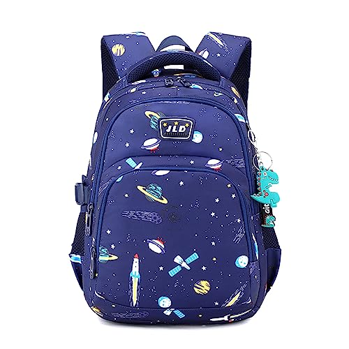 Mildame Kindergarten School Bags for Boys, Galaxy Toddler Bookbag, Kids Travel Backpack, Cool Cute Outdoor Back Pack