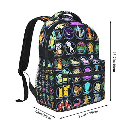 Cartoon Backpack For Boy Girl Cute School Bookbag Waterproof Shoulder Bags Lightweight Travel Backpacks