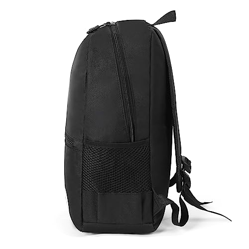 Toypocket School Backpacks Simple Backpacks for Teenage Boys Students Lightweight Simple Elementary Middle School Bag（Black）