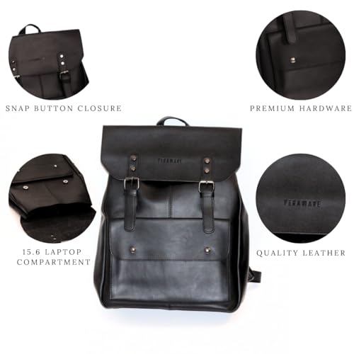 Peraware ASPHALT Versatile Leather Backpack | Trendy Crossbody Bags, Mini Backpack, Sling Bag, Rucksack and Stadium-Approved Outdoor Daypack Backpack for Travel Must-Haves.