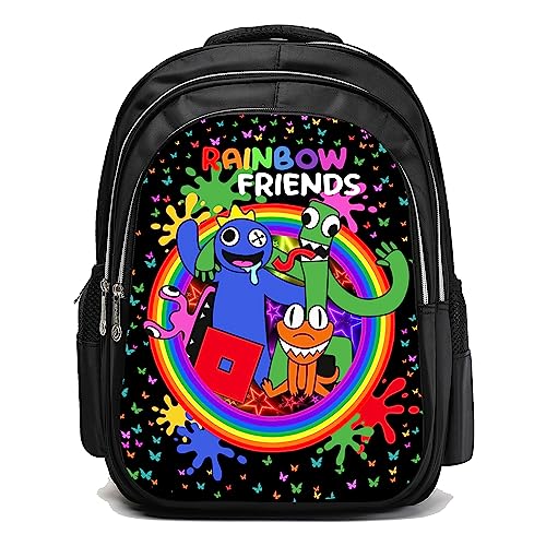 Rainbow friends Backpack Gift Novelty Backpack Portable Large Capacity Packsack 16Inch