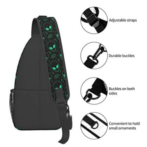 MANQINF Space Planet Sling Bag,Multipurpose Crossbody Backpack Shoulder Chest Bag for Women Men Travel Hiking Daypack