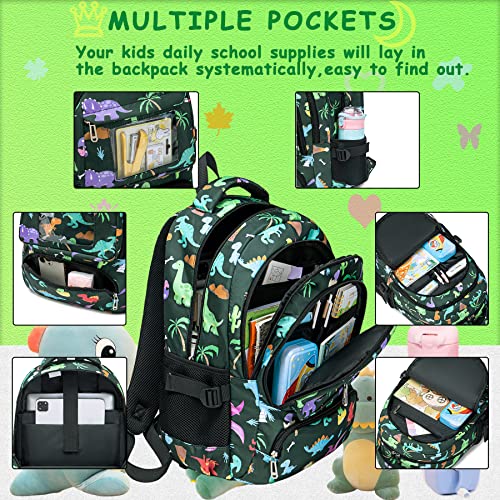 HotAdsFW Backpack with lunch box for Boys Preschool Backpack with Lunch Bag Toddler Kindergarten School Bookbag with Lunch Box Cute Backpacks for Elementary School