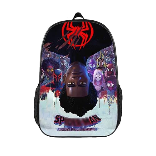 Ziusuol Surper Hero Backpack 17 Inch Anime Backpack Elementary Middle School Laptop Backpack Cartoon Bookbag (Anime A)