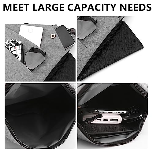 2023 New North Carry Slim Sling Bag, North Carry Slim Sling Bag for Women & Men Anti Theft (Black - Right Shoulder,full)