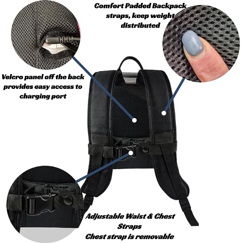 O2TOTES WEAR YOUR OXYGEN WITH STYLE Rhythm P2 Backpack/Backpack for Rhythm P2/Specifically designed to fit the Rhythm P2