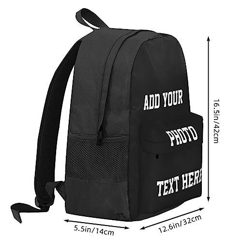 cuesr Custom Backpack Personalized Backpacks Design Text Photo Name Logo Large-capacity Casual Travel Laptop Bag for Work