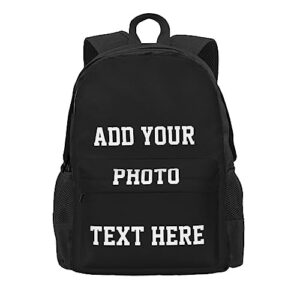 cuesr Custom Backpack Personalized Backpacks Design Text Photo Name Logo Large-capacity Casual Travel Laptop Bag for Work