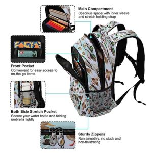 ALAZA Mallard Ducks Pattern Backpack for Students Boys Girls School Bag Travel Daypack