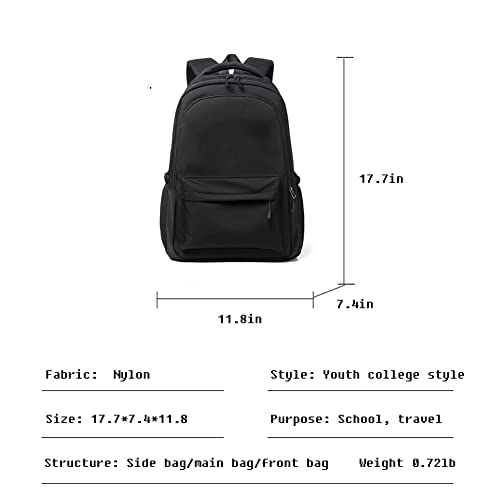 RUILIHIAO Fashionable Cool Anime Computer Backpack Lightweight Laptop Bags School Bag Outdoor Travel Daypack Bookbag (Picture 1)