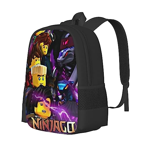 MILX Ninja Anime Cartoon Backpack Large Capacity Travel Daypack Camping Work Leisure Backpack Cosplay Party Gift