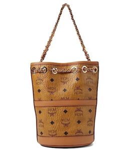 mcm aren vi backpack mini cognac one size