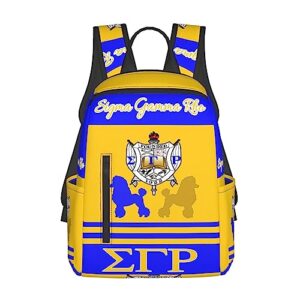 sigma gamma rho backpack, lightweight and versatile laptop bag sister backpack gift