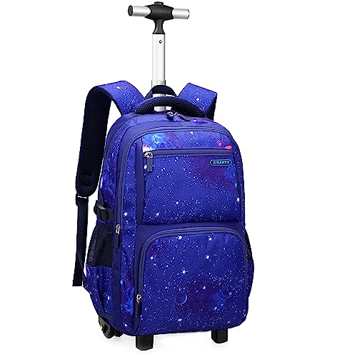 Oruiji Rolling Backpack for Boys Backpack with Wheels School Backpack with Wheels for Boys Wheeled School Bookgbag