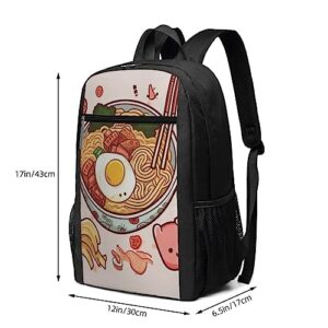 BAFAFA Delicious Sweet Ramen Printed Laptop Backpacks Anti Theft Travel Backpack Computer Bag Business Daypack