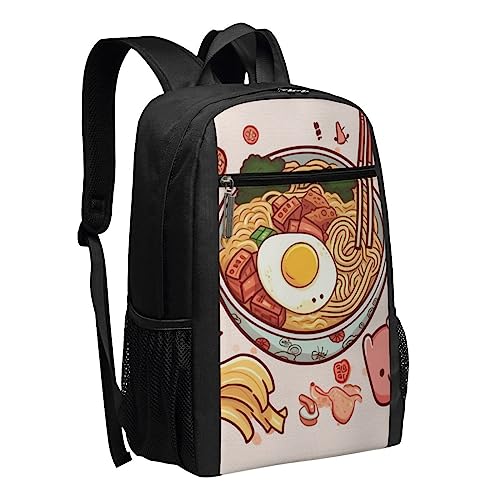 BAFAFA Delicious Sweet Ramen Printed Laptop Backpacks Anti Theft Travel Backpack Computer Bag Business Daypack