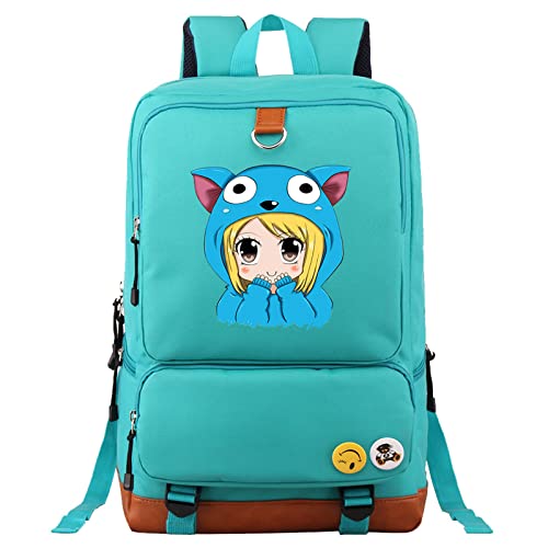 Piatek Teens FAIRY TAIL Canvas Daypack Lightweight Graphic Knapsack Waterproof Casual Bookbag for Youth