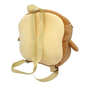 Toast Backpack - Spacious Soft Cute Plush Backpack with Adjustable Straps, for Travel and more (12" x 12")