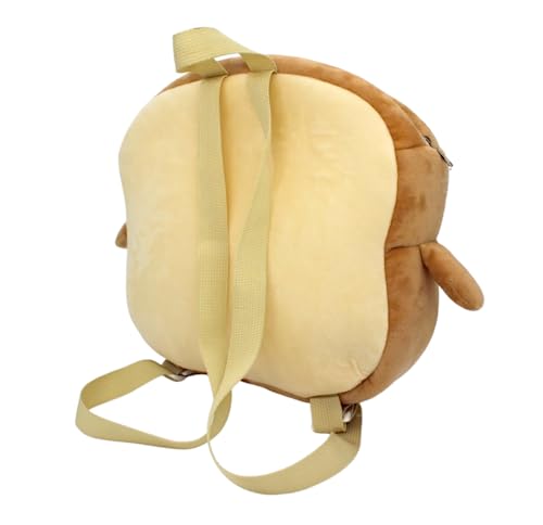 Toast Backpack - Spacious Soft Cute Plush Backpack with Adjustable Straps, for Travel and more (12" x 12")