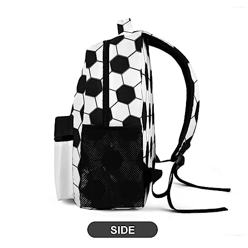 Aicihert Custom Football Texture Kid Backpack Personalized Kid's Name Text Children School Bag Customized Bookbag Backpack for Boys Girls Student