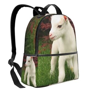 BAFAFA goat Printed Travel Backpack Business Work Bag Computer Bag Outdoor Sports Rucksack