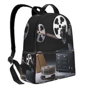 BAFAFA Projector Film Printed Travel Backpack Business Work Bag Computer Bag Outdoor Sports Rucksack