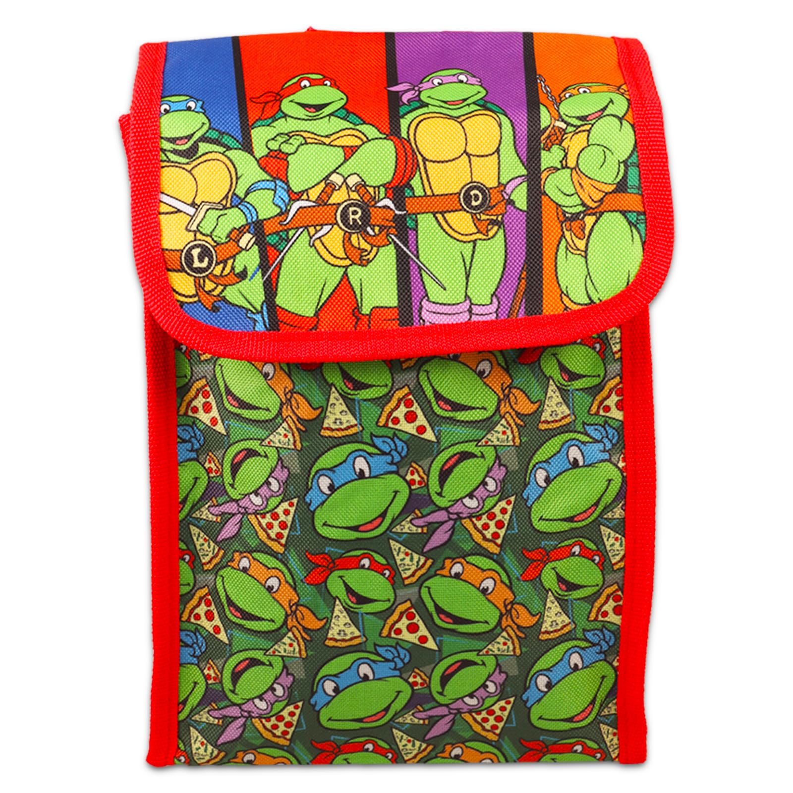 Teenage Mutant Ninja Turtles Backpack and Lunch Bag Set - Bundle with TMNT Backpack for Boys, Lunch Box, Water Bottle, Stickers, More | TMNT School Bag