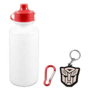 Screen Legends Transformers Backpack with Lunch Box Set - Bundle with 15” Transformers Backpack, Lunch Bag, Tattoos, Phone Wallet, More | Transformers Backpack for Boys