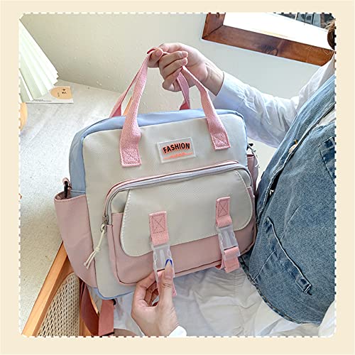 JELLYEA Kawaii Backpack Cute Tote Bag and Pencil Bag Pouch School Shoulder Bag Teens Bookbag Middle Aesthetic Backpack