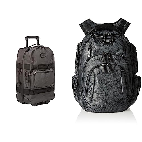 OGIO Layover Travel Bag + Gambit Pack, Graphite