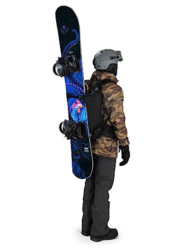 Osprey Soelden 32L Ski and Snowboard Backpack, Black, One Size