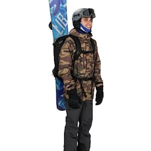 Osprey Soelden 32L Ski and Snowboard Backpack, Black, One Size