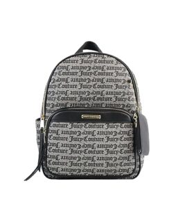 juicy couture word play backpack black/beige one size