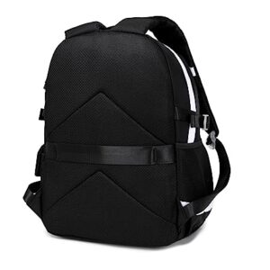 Teecho Girl Backpack for School Cute Backpack for Women College Bookbag Fit for 15.6 Inches Laptop Black