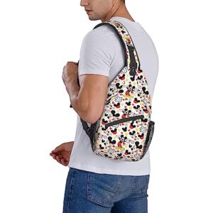 LVTFCO Cartoon Anime Sling Backpack Decorative Pendant Travel, Hiking And Casual Sports For Men And Women Gift For Fans Fashionable