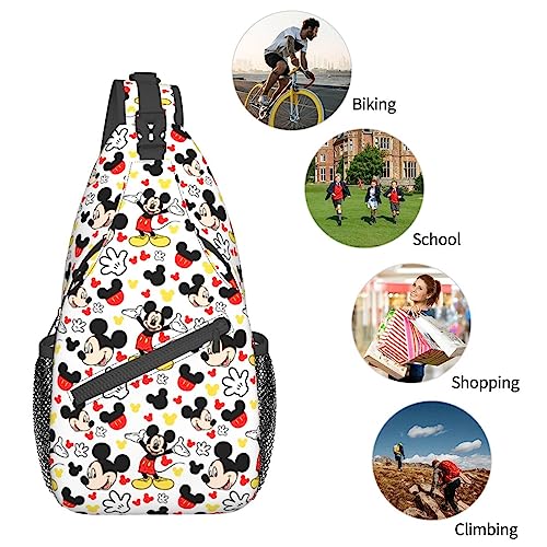 LVTFCO Cartoon Anime Sling Backpack Decorative Pendant Travel, Hiking And Casual Sports For Men And Women Gift For Fans Fashionable