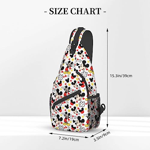 LVTFCO Cartoon Anime Sling Backpack Decorative Pendant Travel, Hiking And Casual Sports For Men And Women Gift For Fans Fashionable