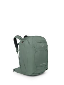 osprey sojourn porter 46l travel backpack, koseret green, one size