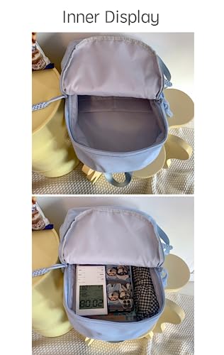 JHTPSLR Preppy Backpack Y2K Aesthetic Backpack Colorful Stars Backpack Cute Aesthetic Backpack Laptop Backpack Casual Daypack (Blue)