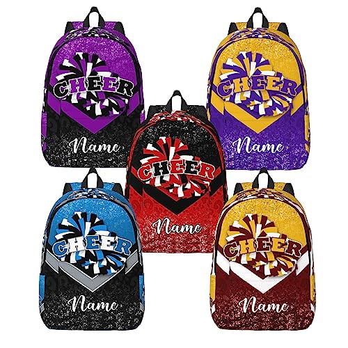 Personalized Cheer Backpack with Name Custom Cheerleading Backpack Cheer Backpack for Cheerleaders Cheerleader Gift 1Pcs