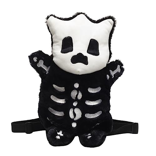 OTEEGX Y2k Backpack Skeleton Vintage Cute Skull Y2k Aesthetic Adults Backpack for Women Men Y2k Accessories Black2 (black2)